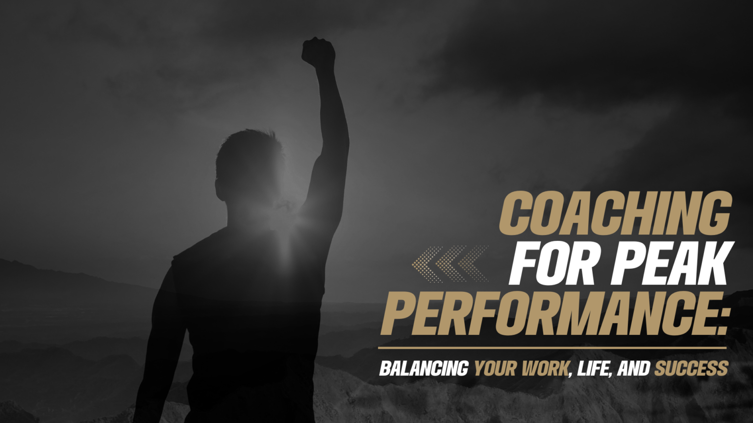 Coaching for Peak Performance: Balancing Your Work, Life